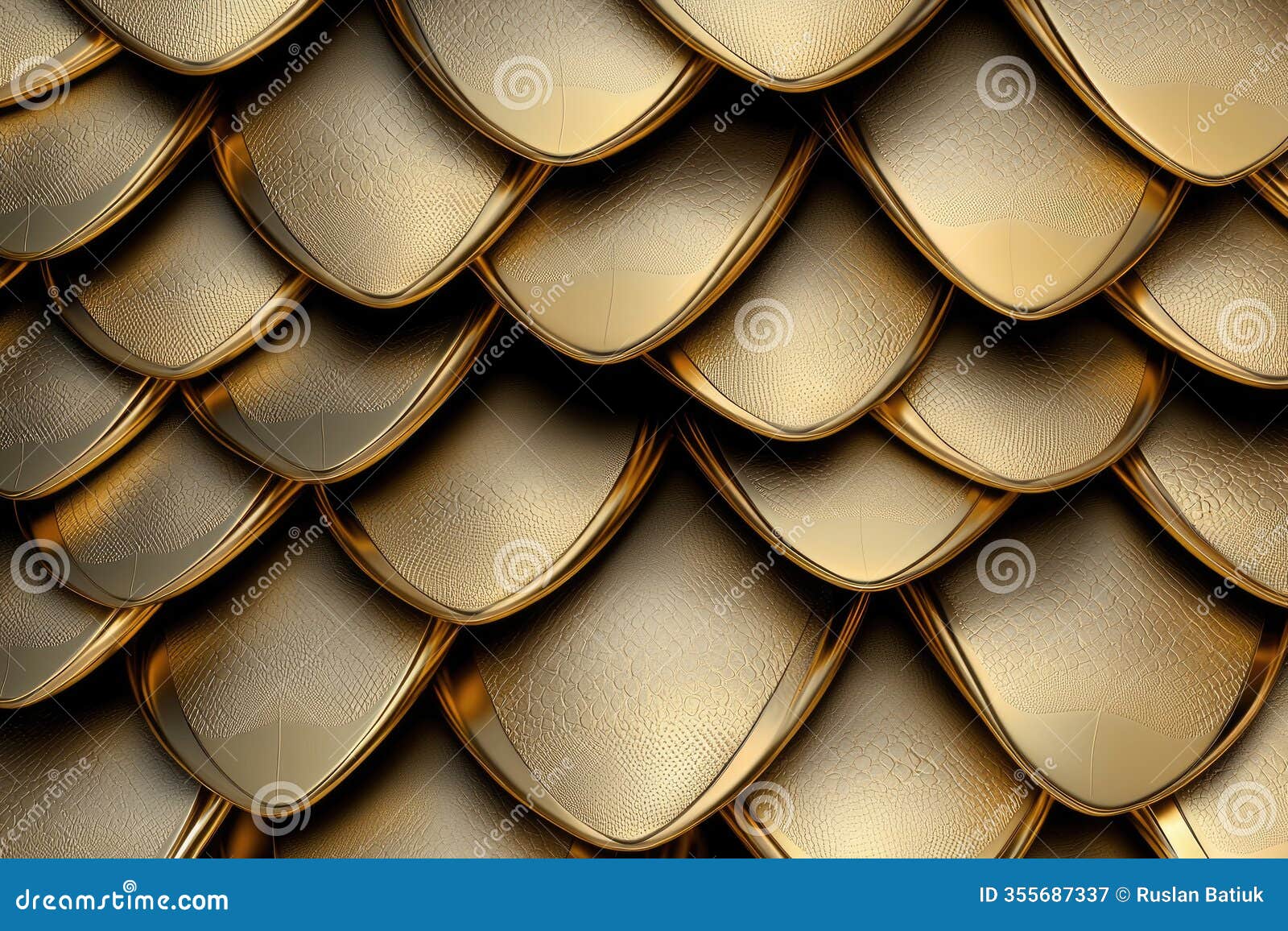 Abstract Dragon Texture: Golden Background, Scale Pattern, Elegant ...