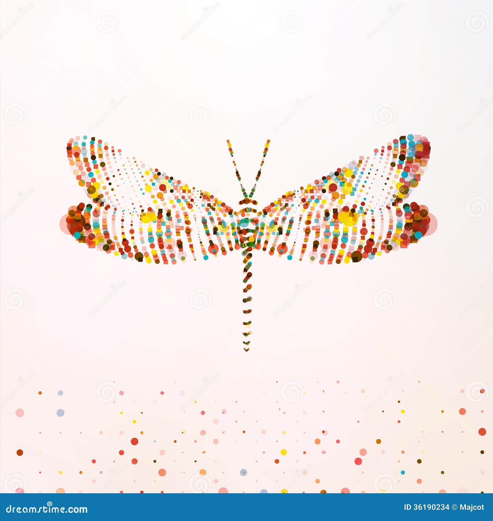 Abstract dragonfly stock vector. Illustration of curve - 36190234