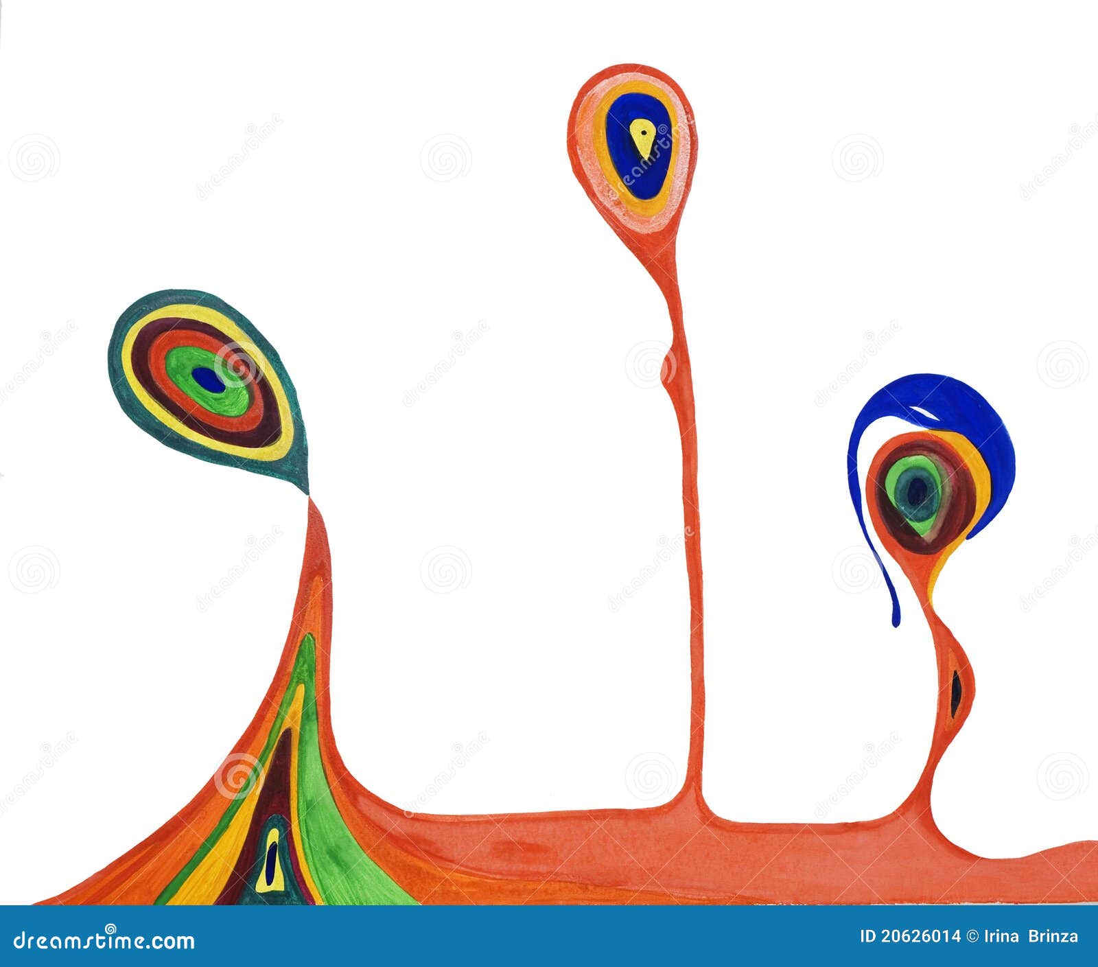 Abstract Draw on a White Background Stock Photo - Image of lovely ...