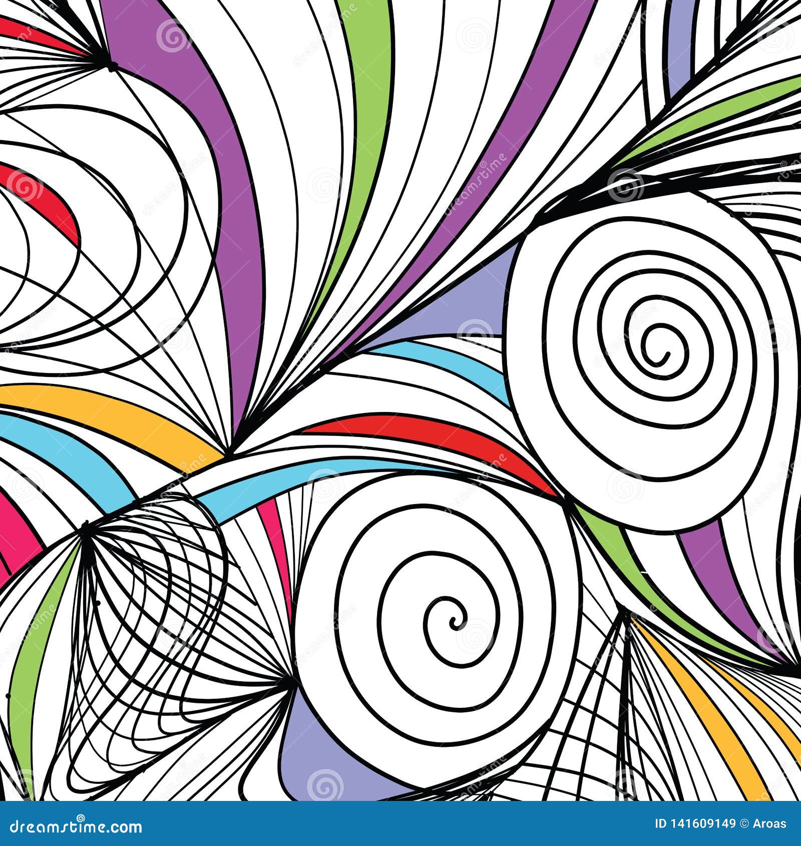 Abstract Drawing Background Stock Vector - Illustration of cool ...