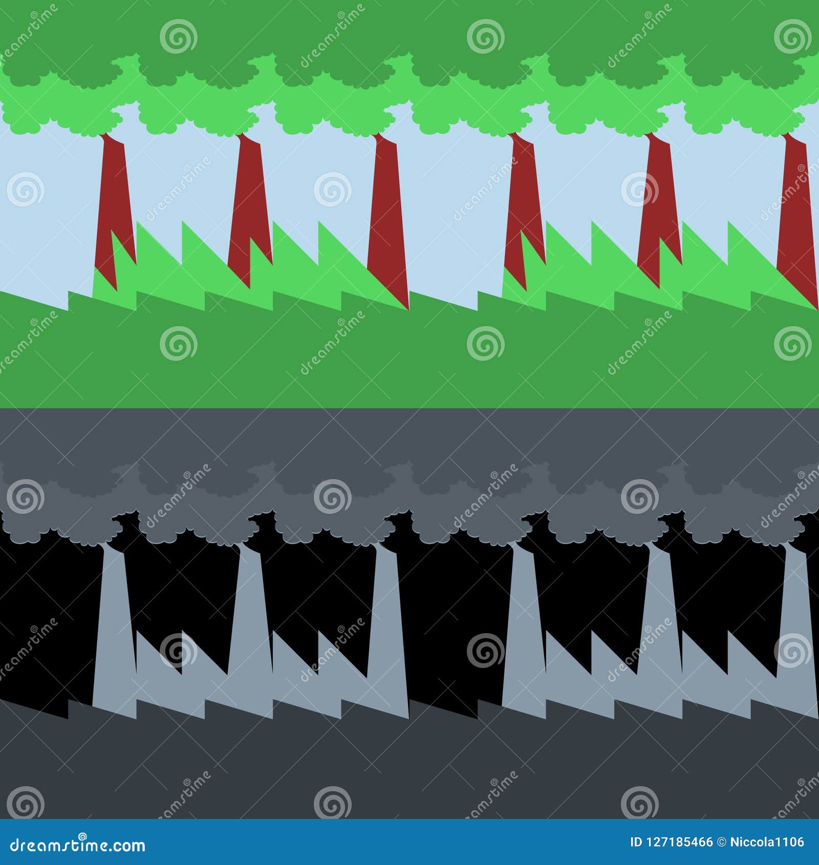 Ecological Conscience stock vector. Illustration of pollution - 127185466