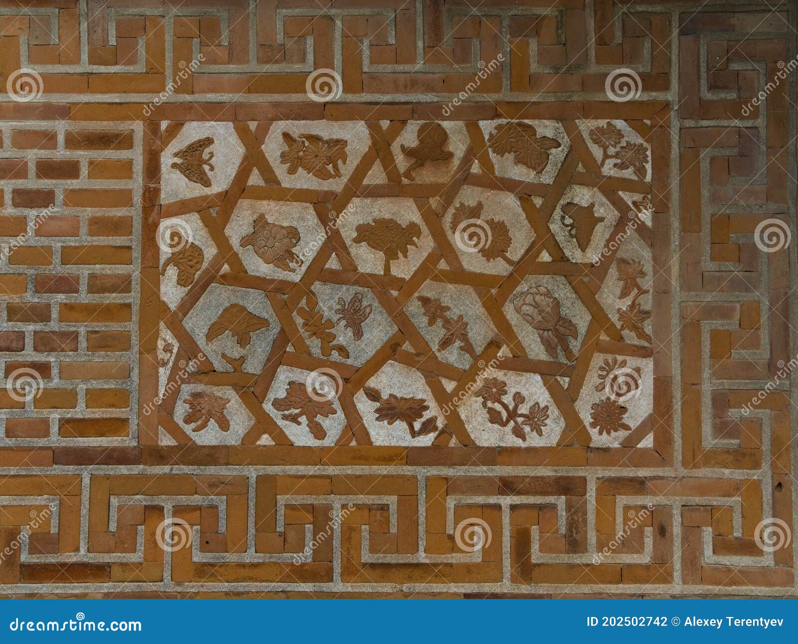 Abstract Drawing Made of Bricks Stock Photo - Image of destinations ...