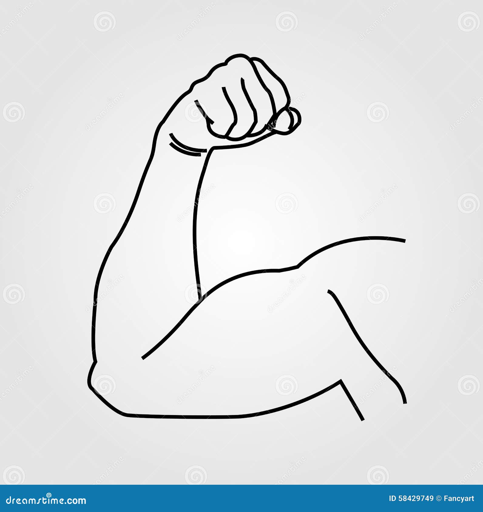 Abstract Drawing of a Man S Arm Stock Vector - Illustration of abstract ...