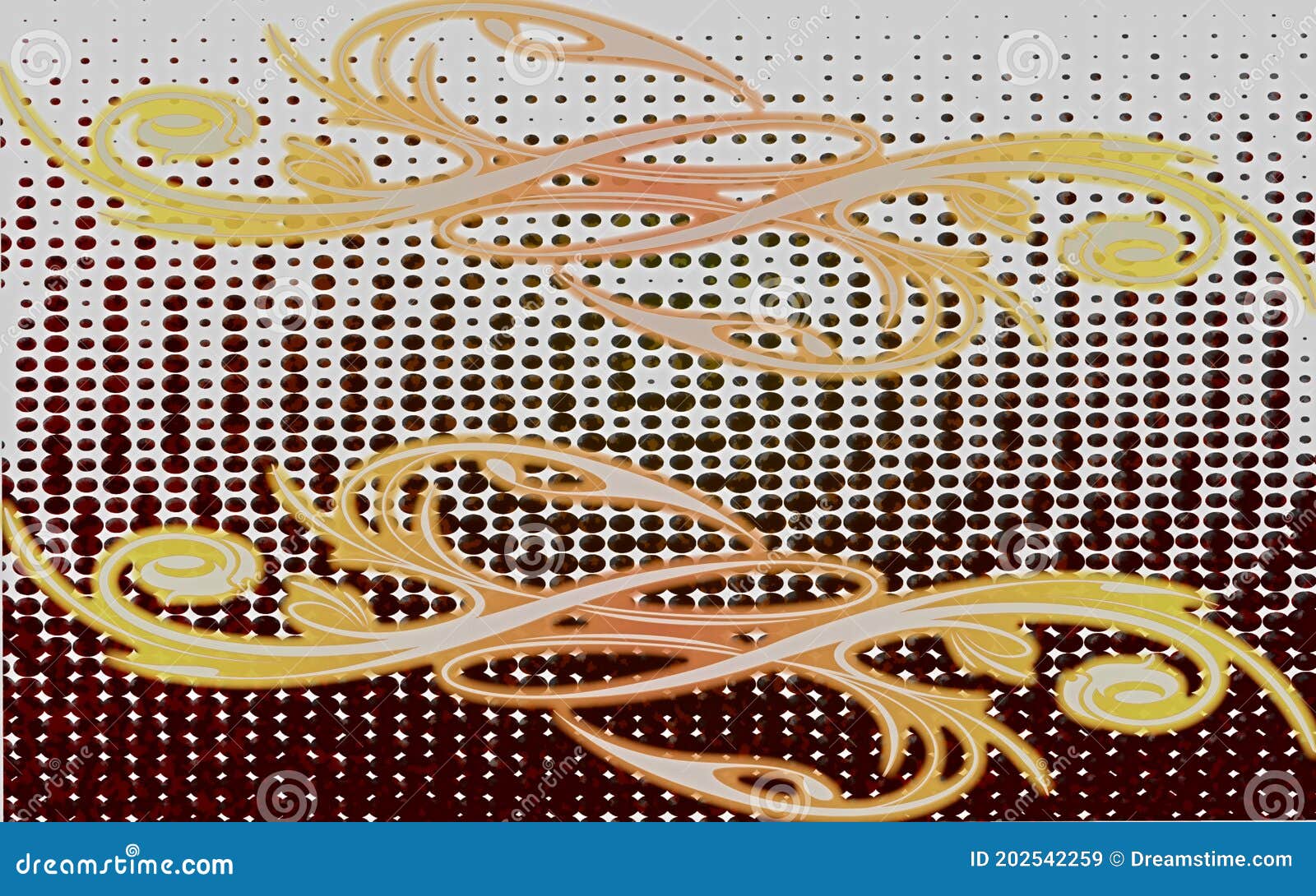 Abstract Drawing with Patterns Stock Illustration - Illustration of ...