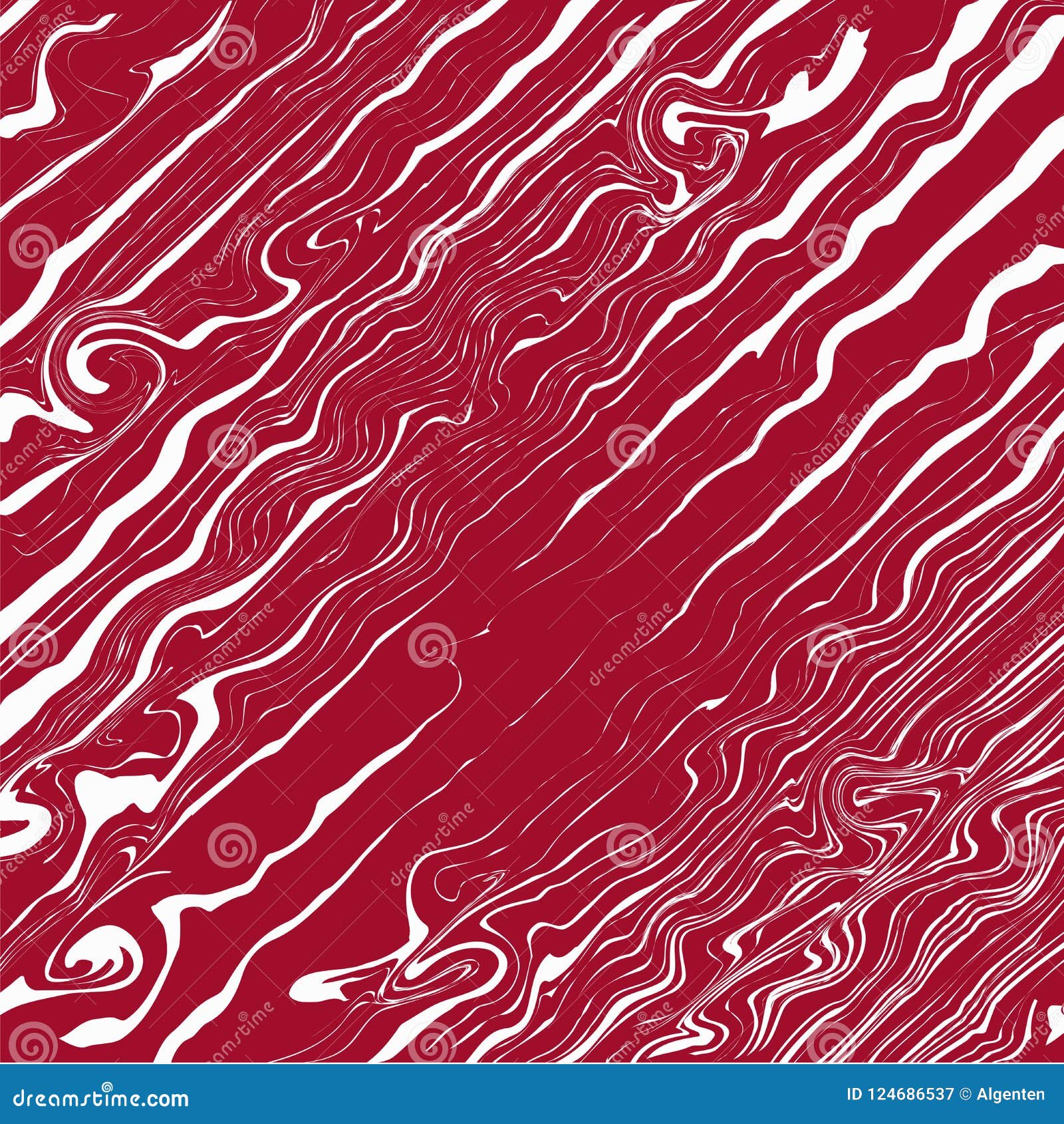 Abstract Drawing of a White Swirling Line Stock Illustration ...