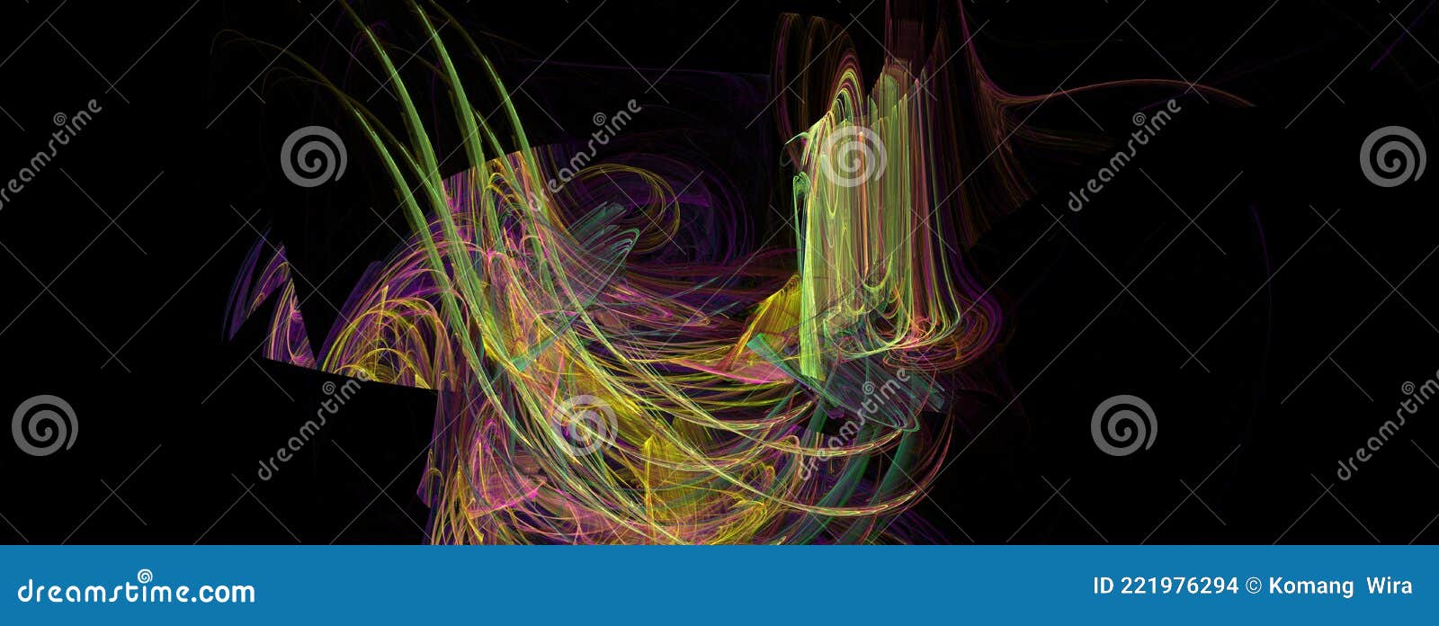 Drip Multicolor Template Banner Background. Vector | CartoonDealer.com ...