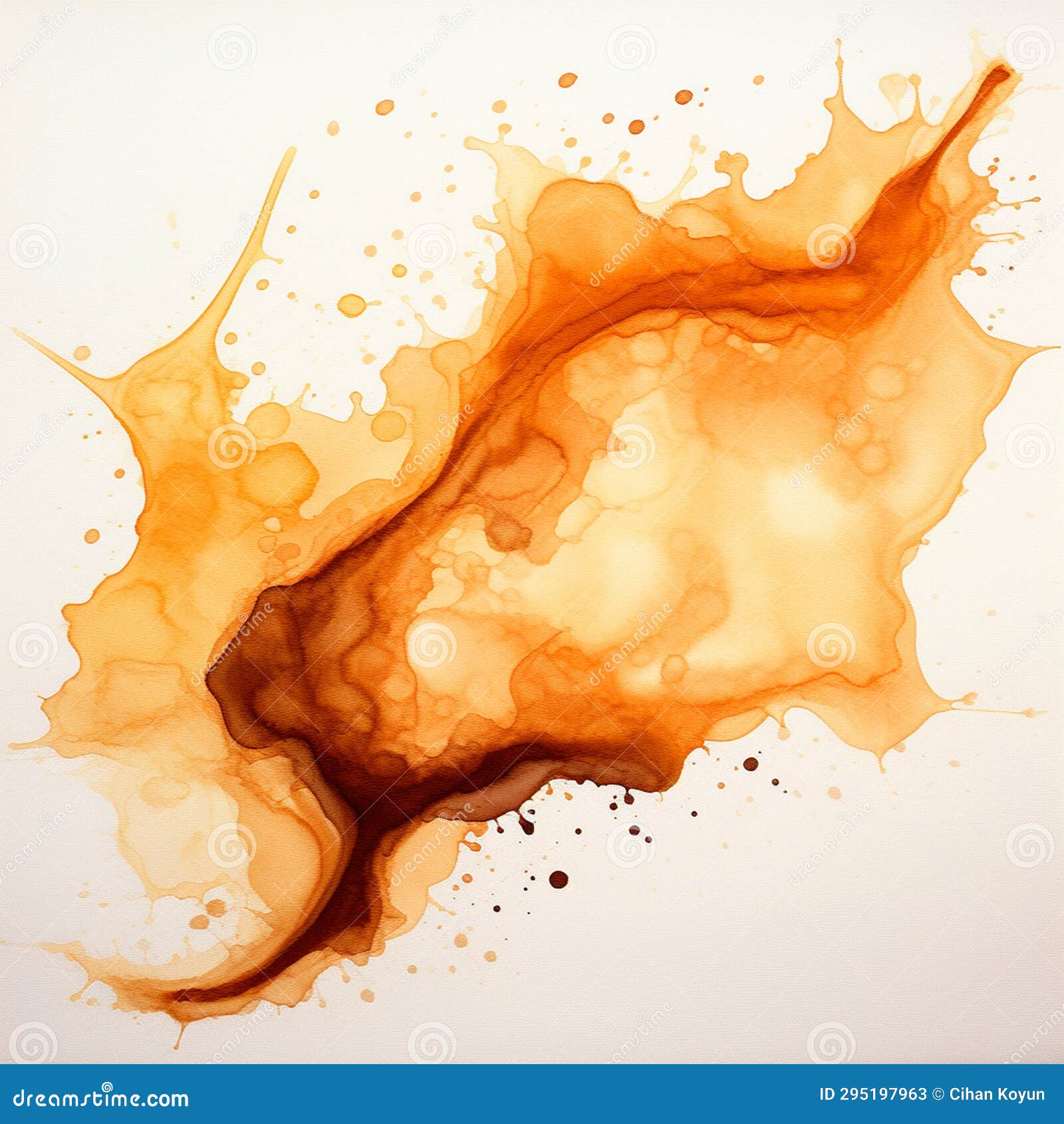 Abstract Drip and Splatter on White Background with Grunge Elements ...
