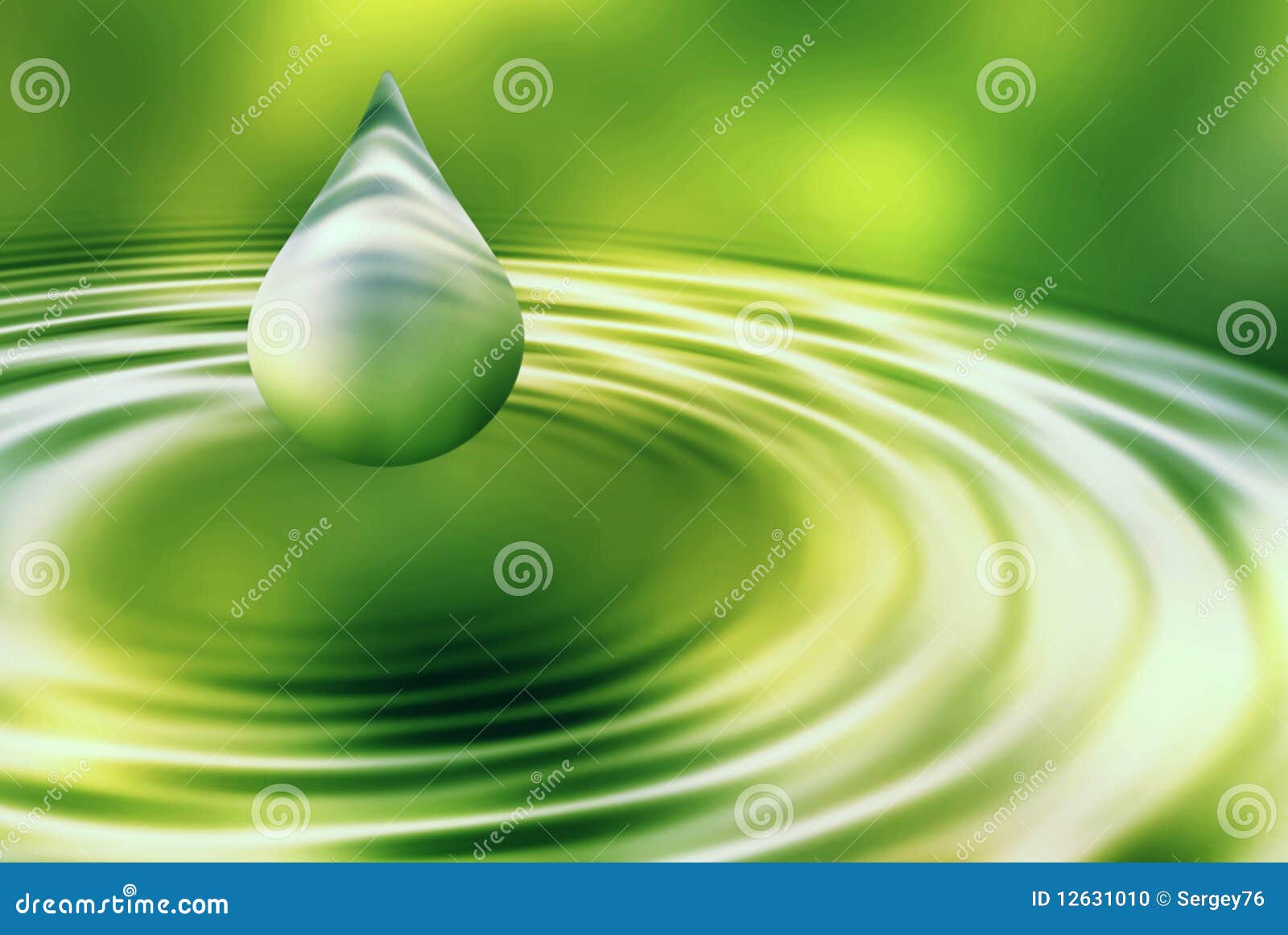 Abstract drop of water stock illustration. Illustration of macro - 12631010