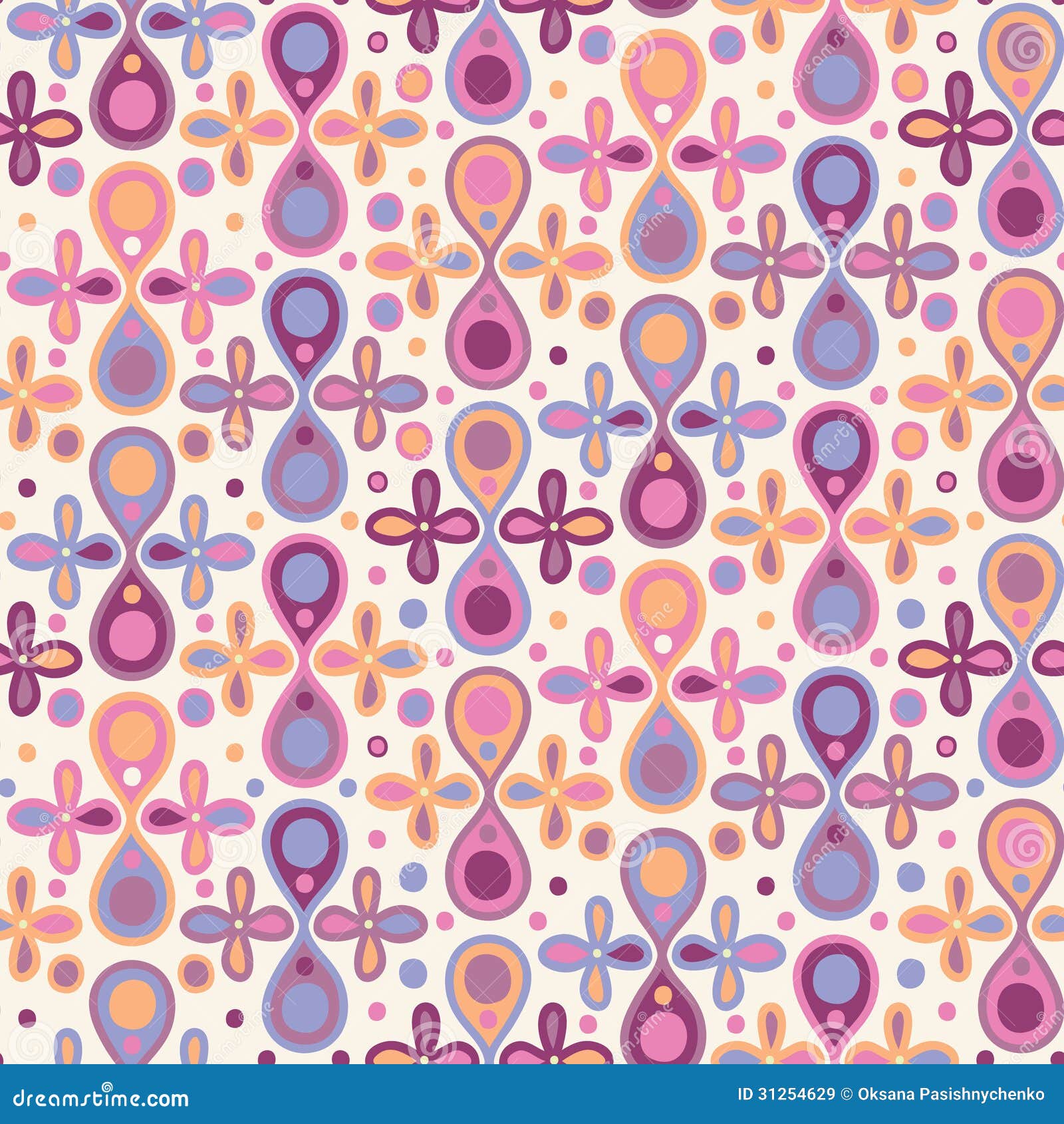 Abstract Drops Seamless Pattern Background Stock Vector - Illustration ...