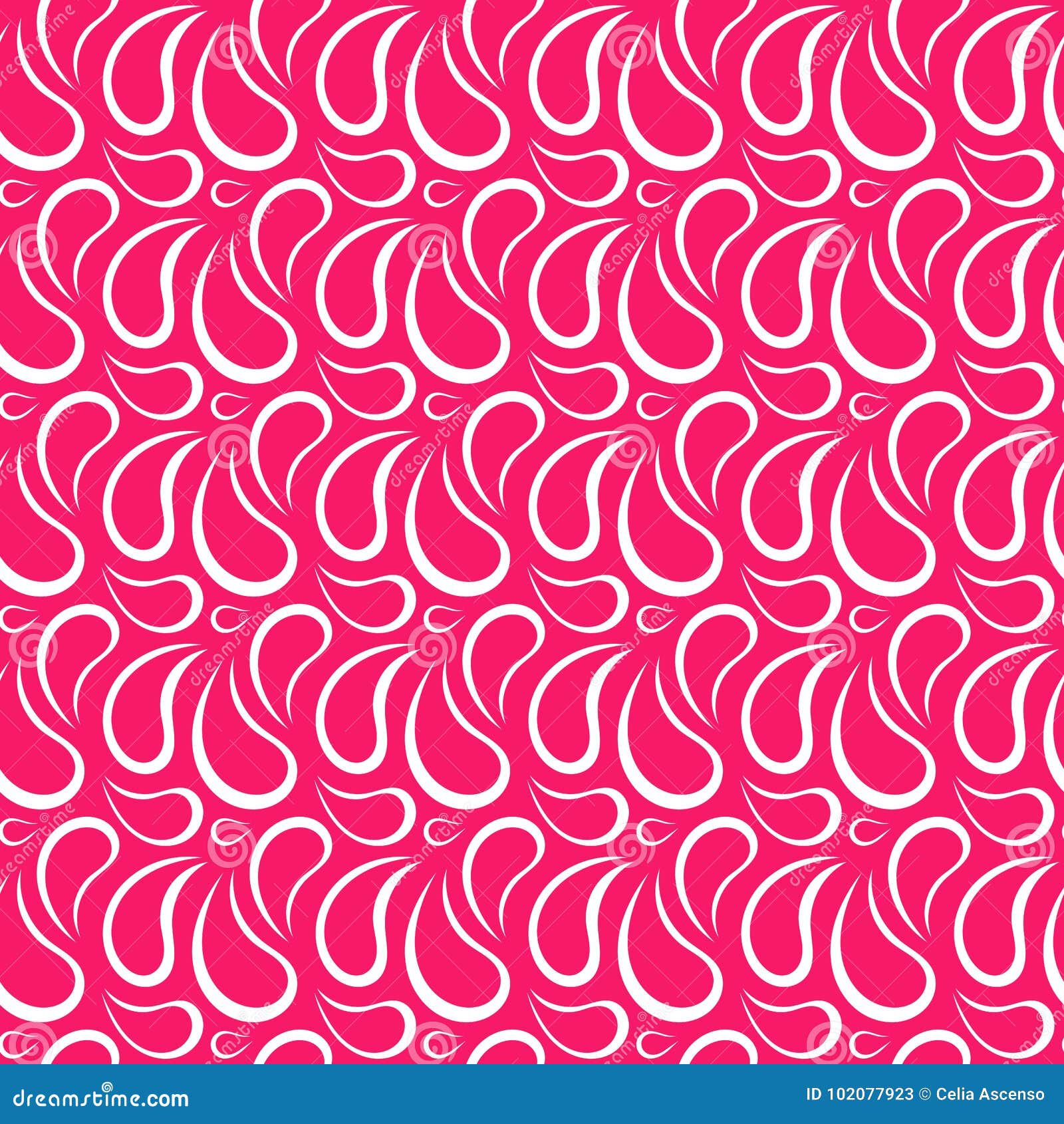 Splashes Pink Wallpaper Seamless Pattern Stock Illustration ...