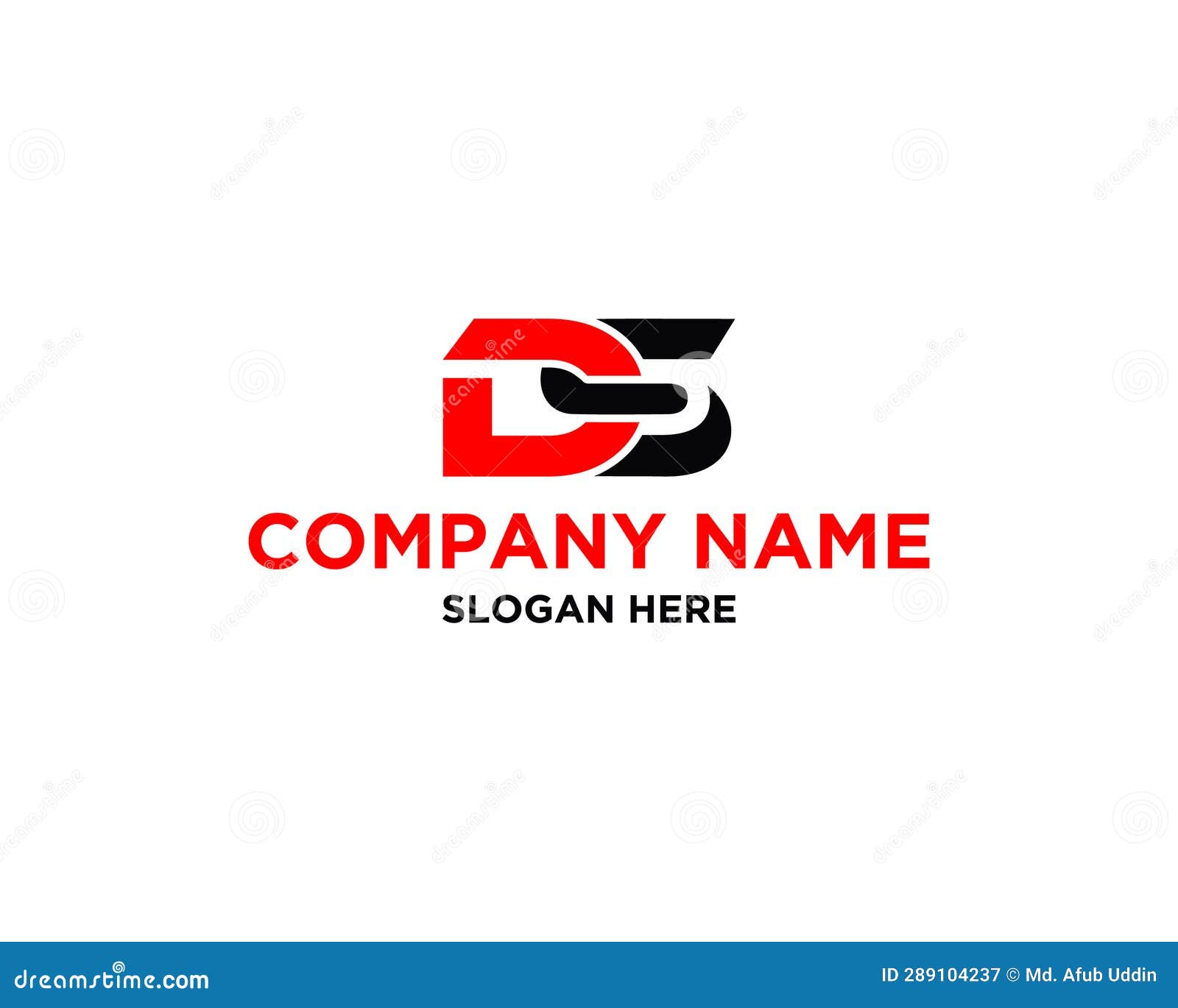 Abstract DS Letter Initial Logo Vector. Stock Vector - Illustration of ...