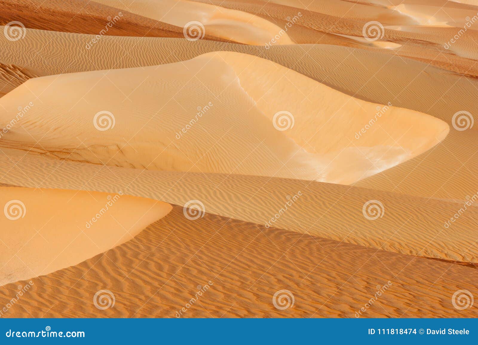 Abstract Dune Patterns In The Empty Quarter Stock Photography ...