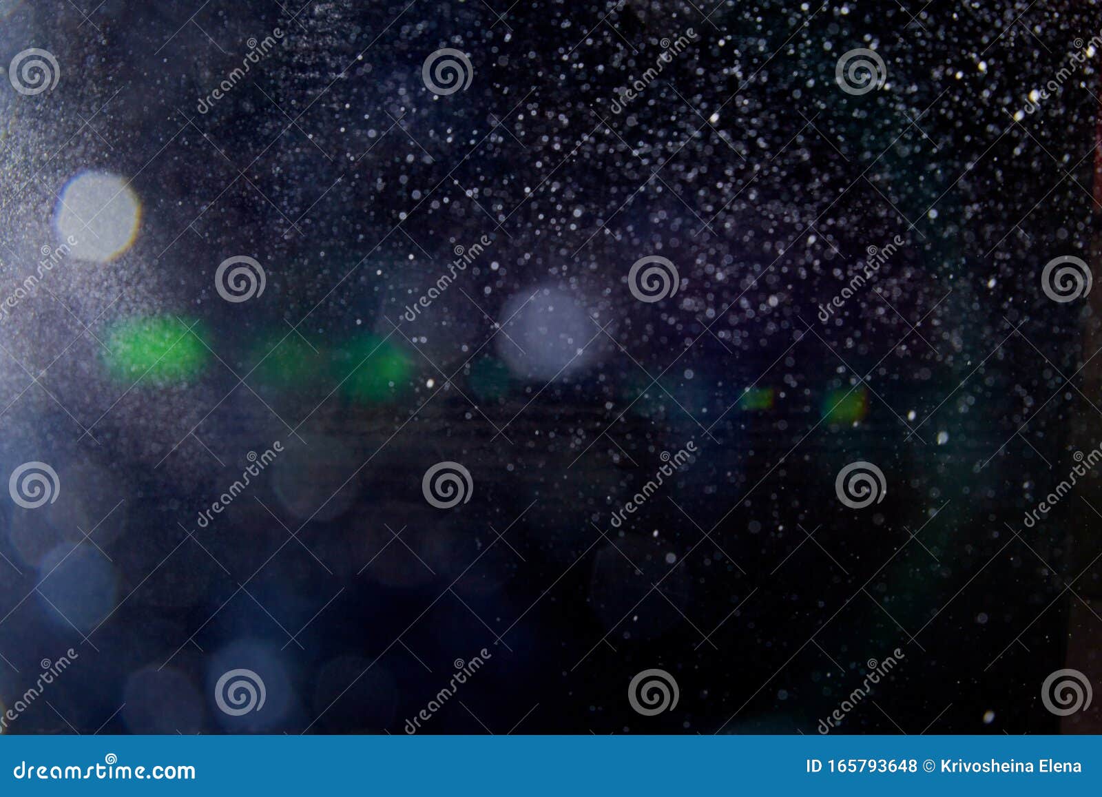 Abstract Dust Explosion and Flash with Illumination on a Black ...