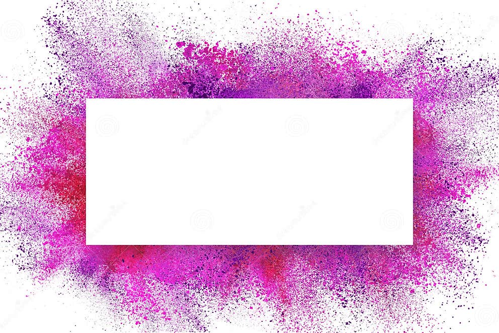 Abstract Dust Explosion Frame Background Stock Photo - Image of shine ...