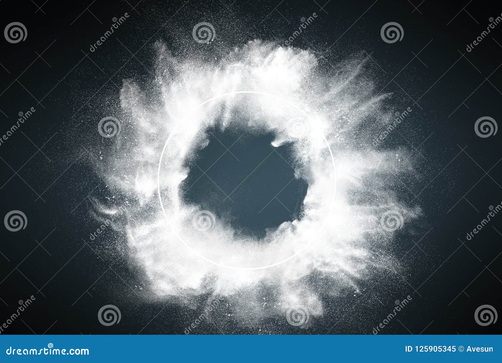 Abstract Dust Explosion Frame Background Stock Image - Image of ...