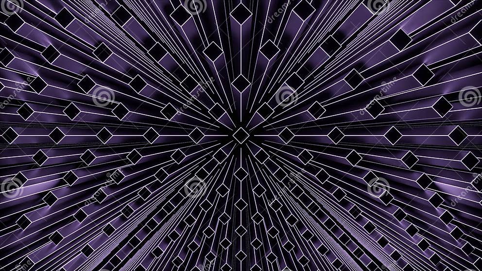 Abstract Dynamic Animated Wave Moving Structure of Colorful Columns or ...