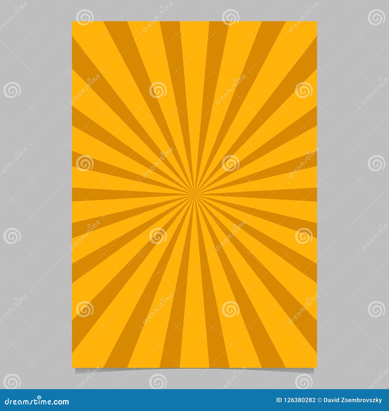 Abstract Dynamic Burst Card Template - Vector Document Background ...