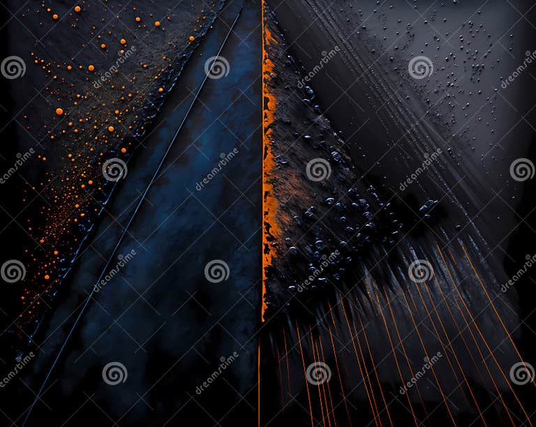 Abstract Dynamic Dispersion Effect Background for Texture. Blue and ...
