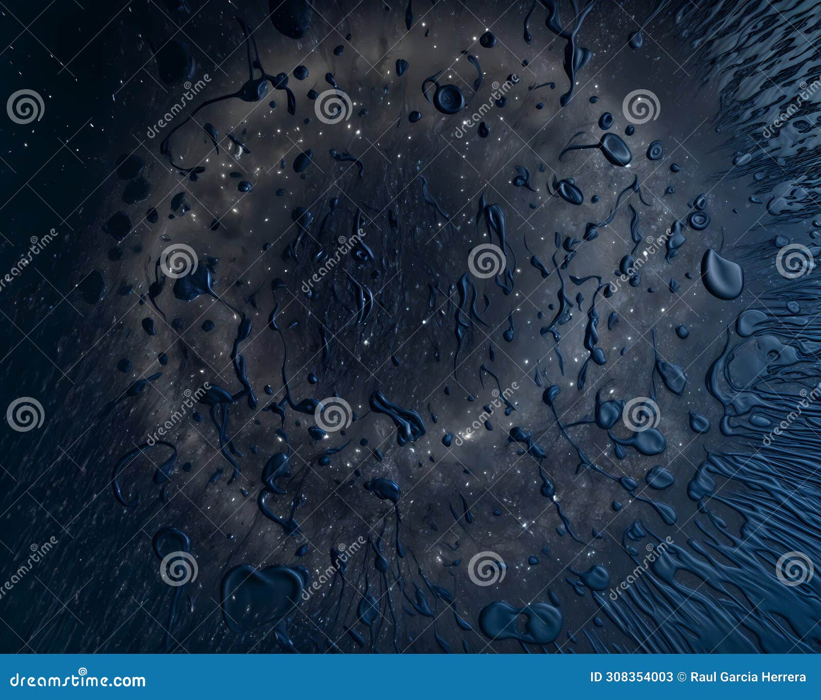 Abstract Dynamic Dispersion Effect Background for Texture. Blue ...