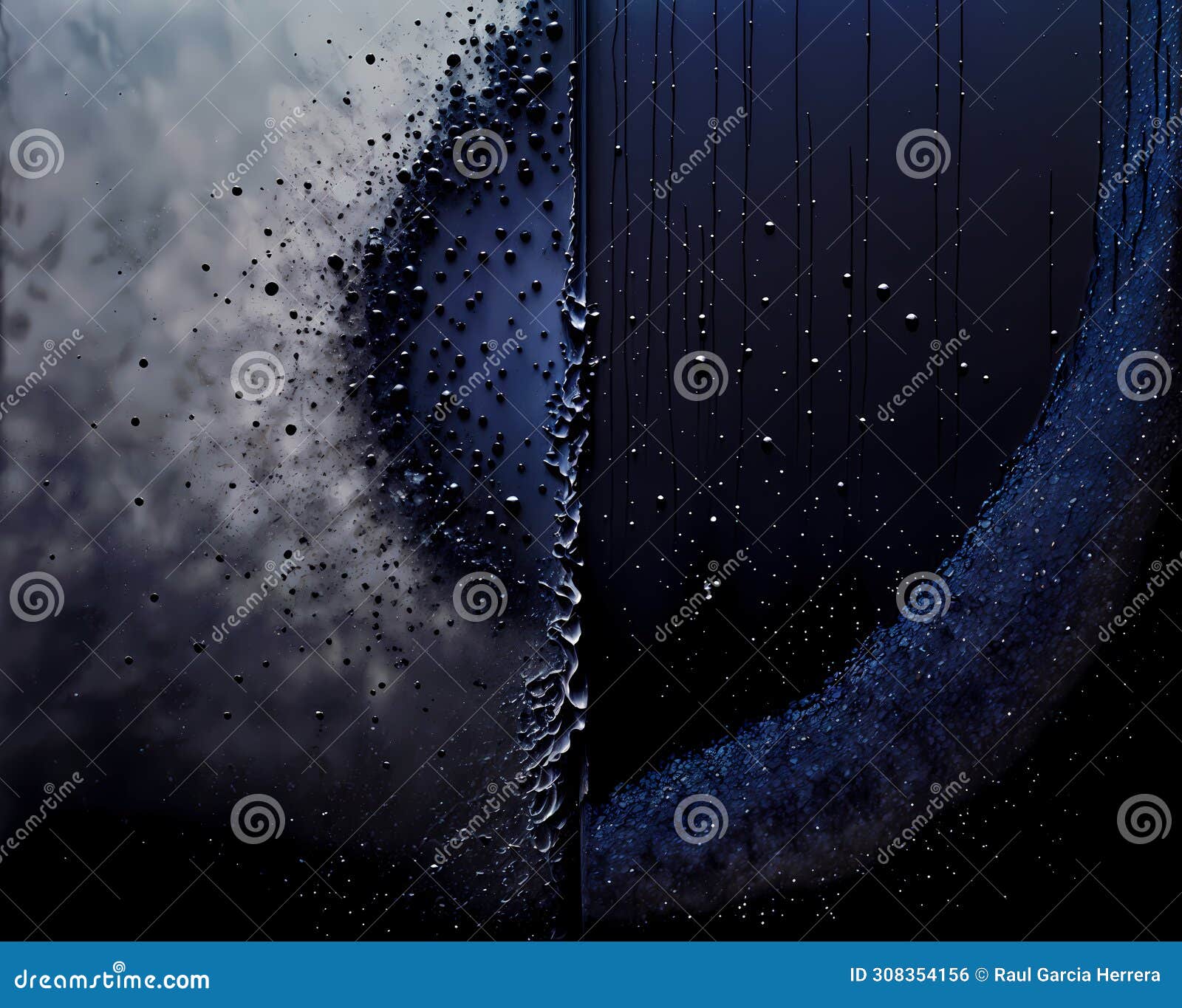 Abstract Dynamic Dispersion Effect Background for Texture. Blue ...