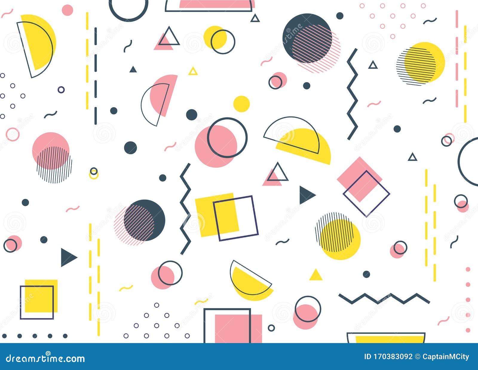 Abstract Dynamic Geometric Shapes Background Stock Vector ...