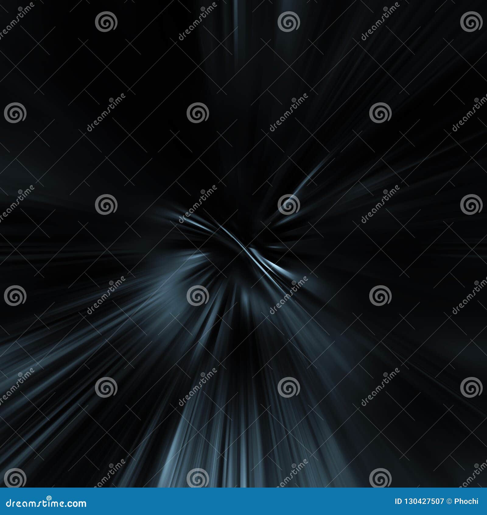 Abstract Dynamic Lights Speed Road in Black Background. Stock ...