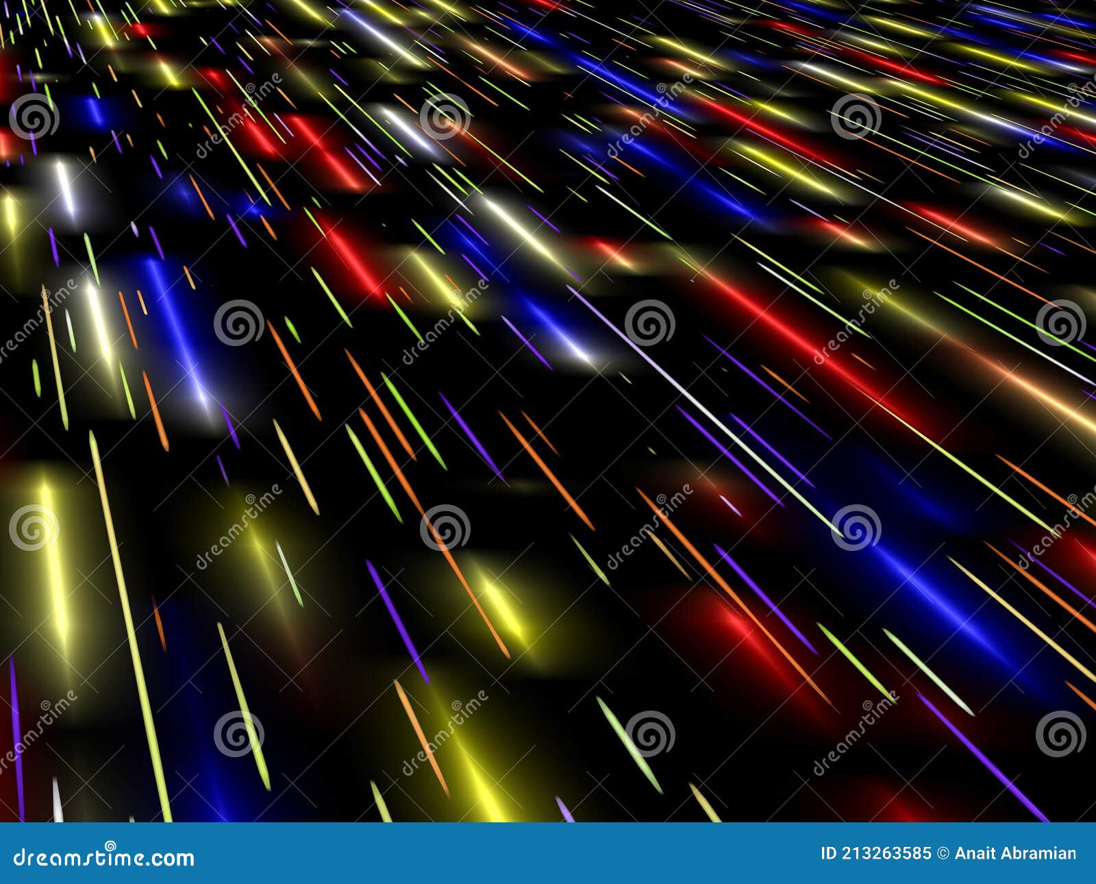 Abstract Modern Futuristic Dynamic Multicolored Motion ...