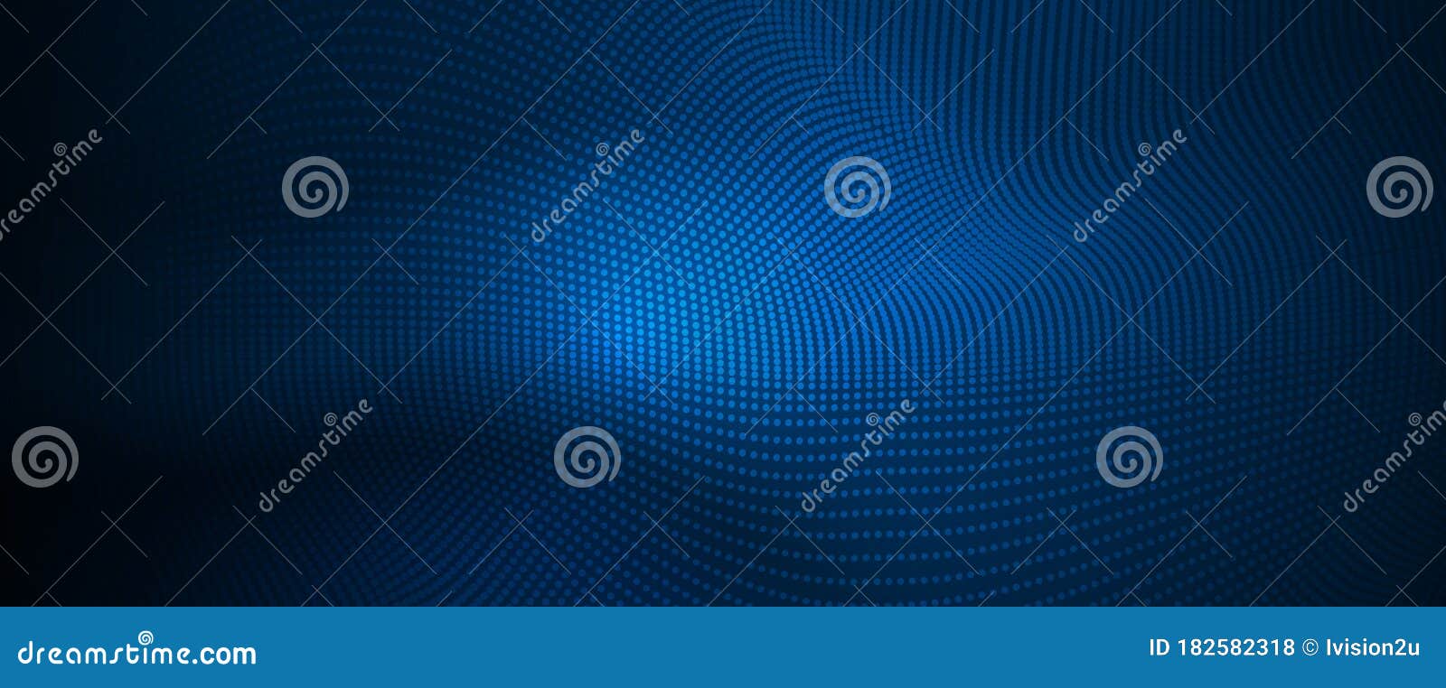 Blue Motion Design Background With Symmetrical Pattern. Abstract Sci-fi ...