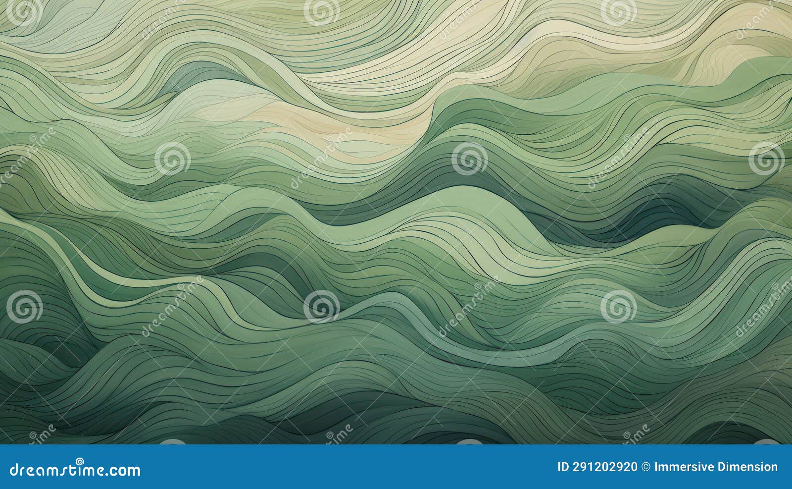 Abstract Dynamic Organic Green Texture Inspired by Meadows. Natural ...