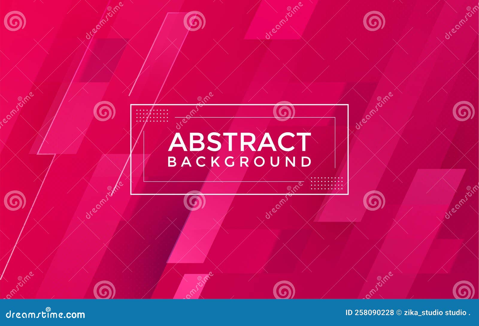 Abstract Dynamic Pink Geometric Shapes Background Stock Vector ...