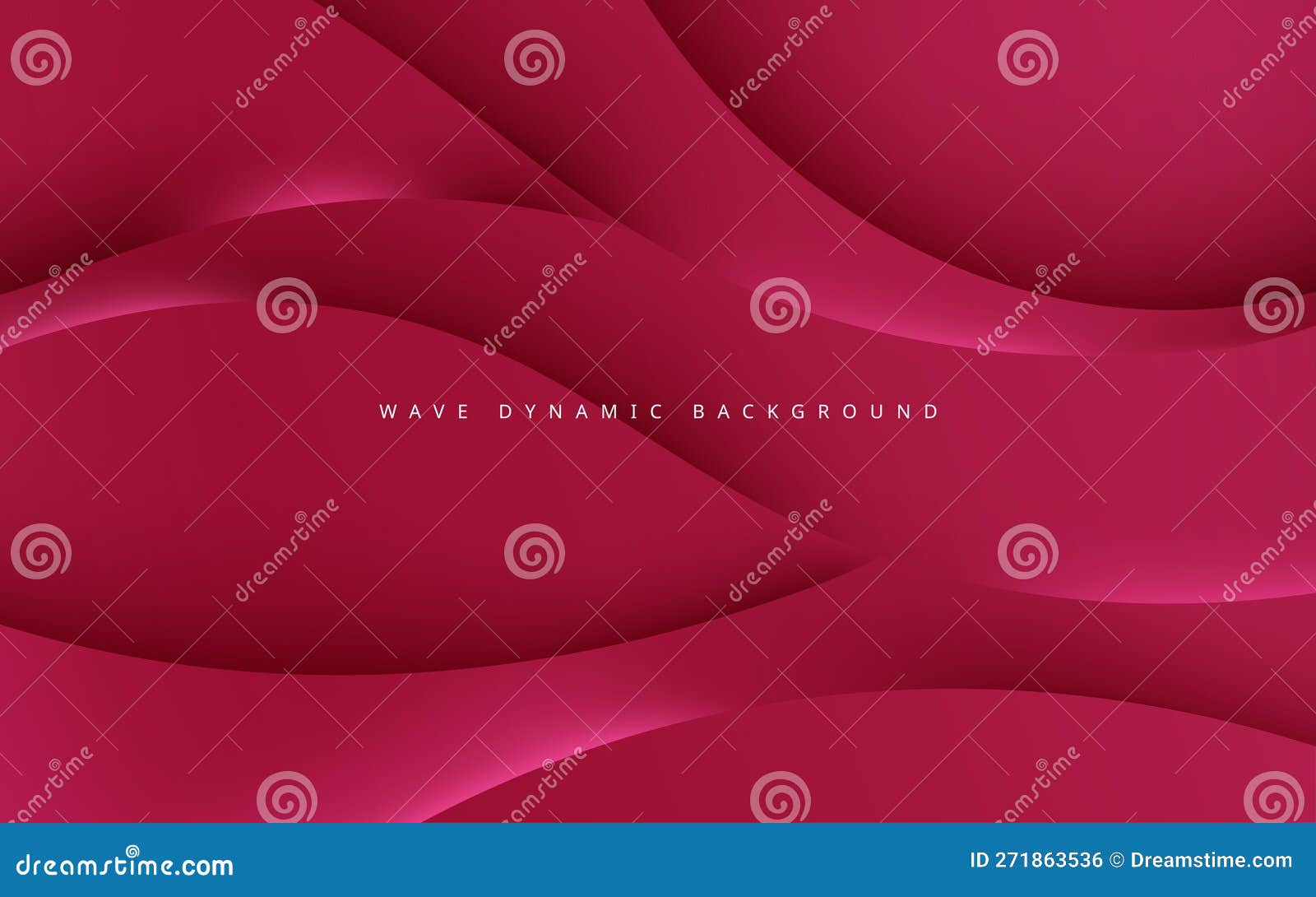 Abstract Dynamic Red Color Wavy Dimesion Layers Background. Stock ...