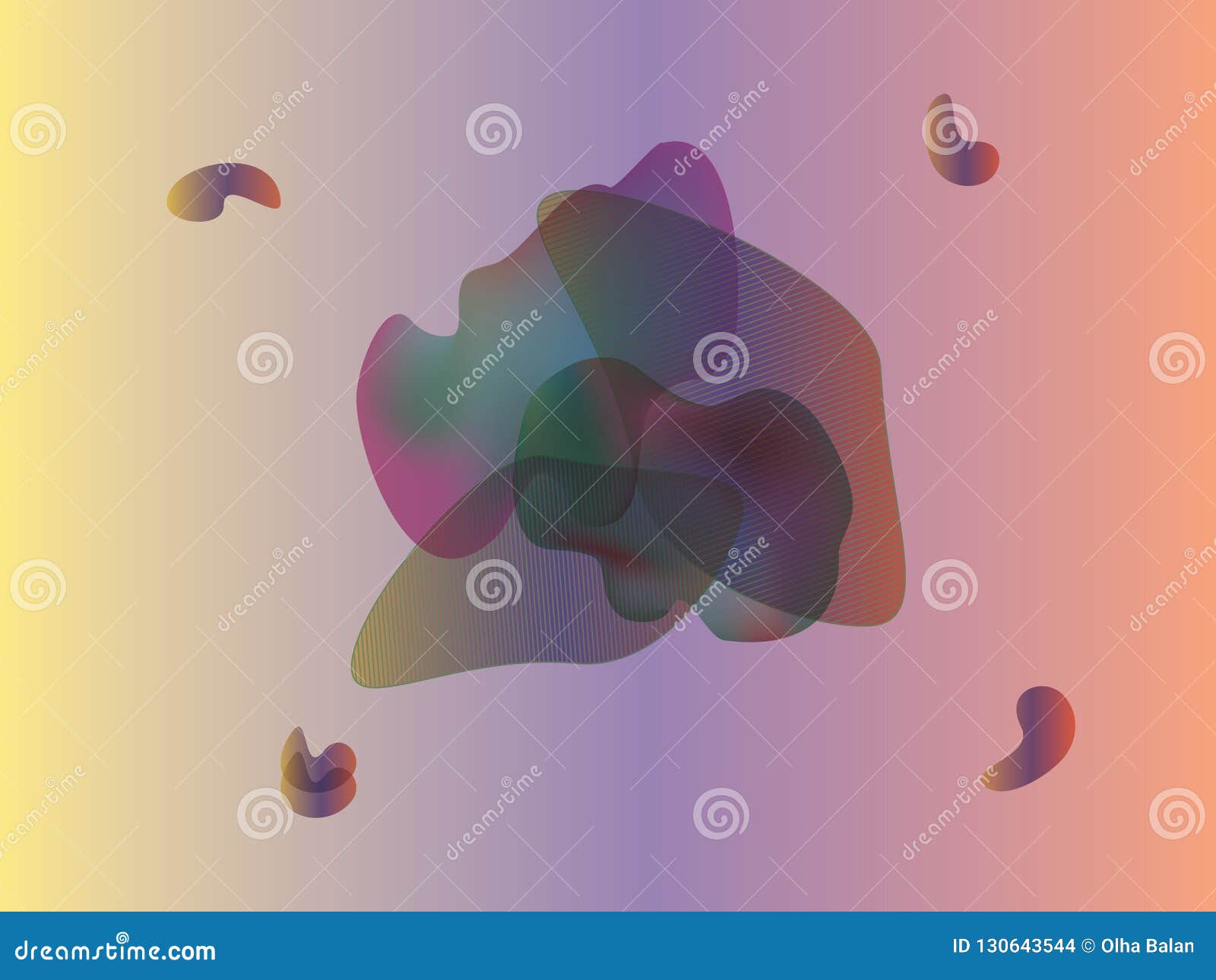 Abstract Dynamic Shapes Vector Design Stock Vector - Illustration of ...