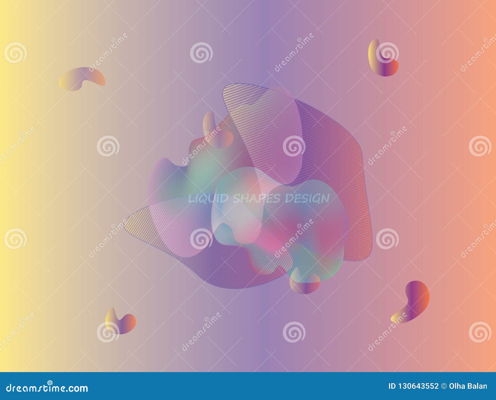 Abstract Dynamic Shapes Vector Design Stock Vector - Illustration of ...