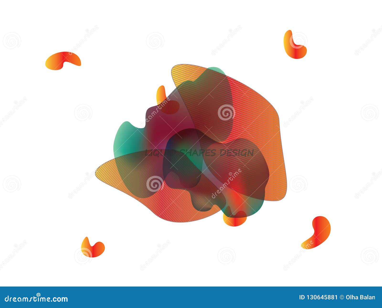 Abstract Dynamic Shapes Vector Design Stock Vector - Illustration of ...