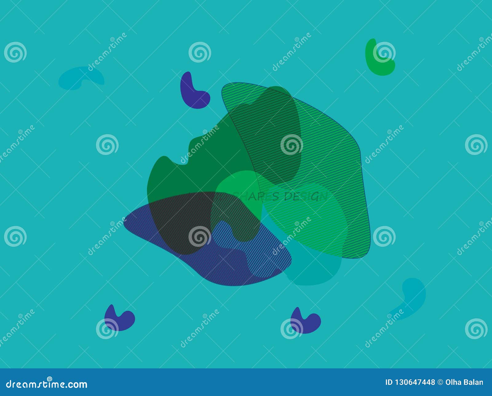 Abstract Dynamic Shapes Vector Design Stock Vector - Illustration of ...