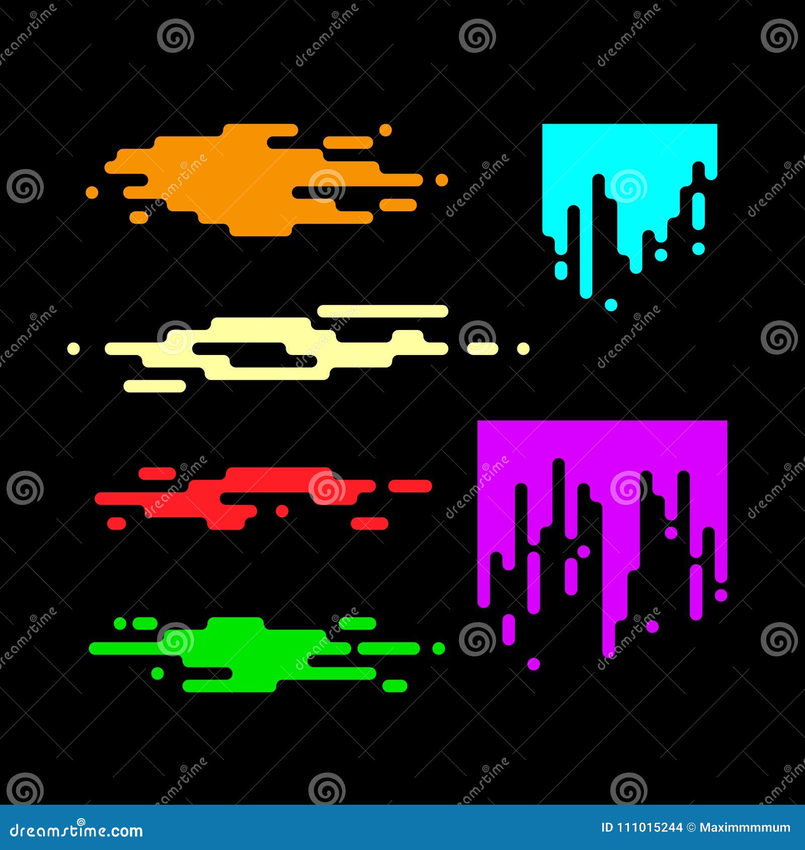 Abstract dynamic shapes stock vector. Illustration of elegance - 111015244