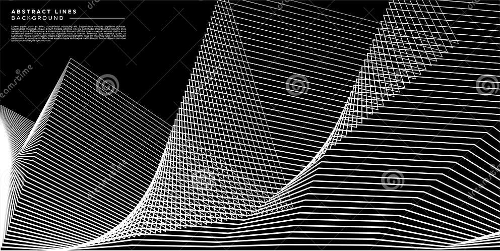 Abstract Dynamic Straight Stripe Sharp Line Background Stock ...