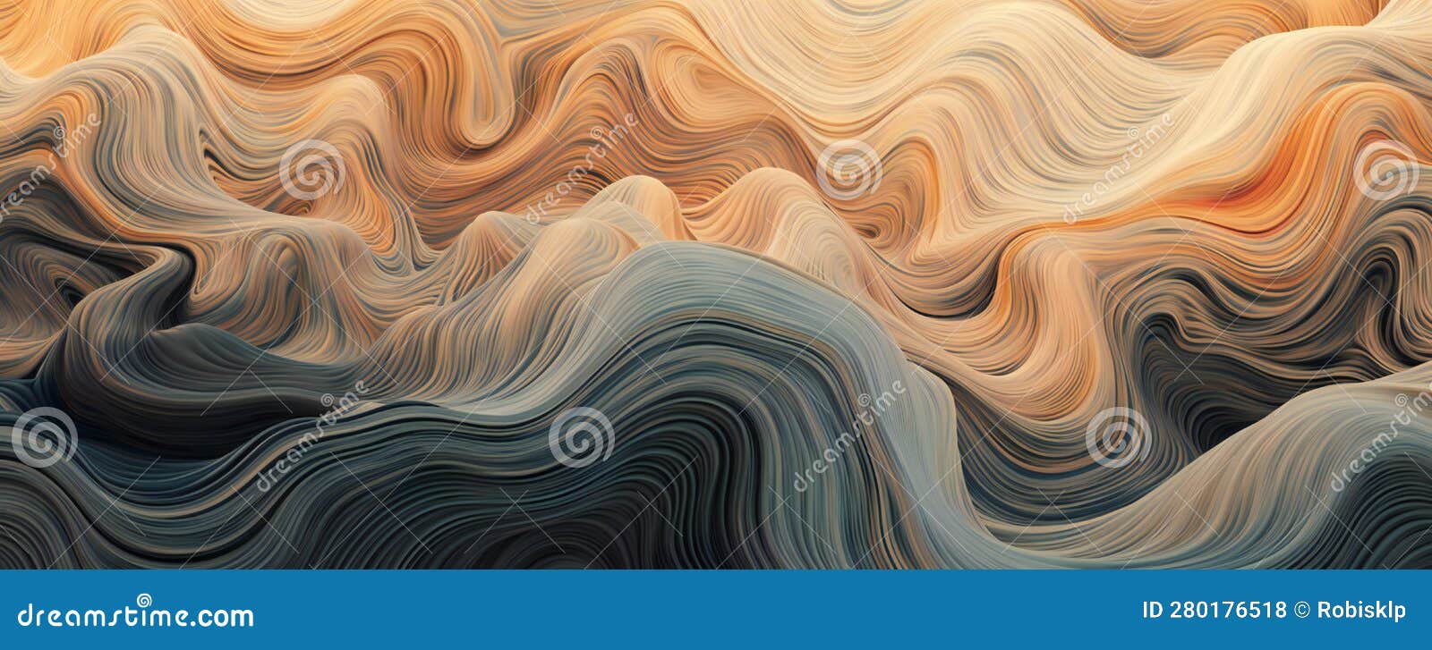 Surreal Fantasy Line Art Design Composition Stock Illustration ...