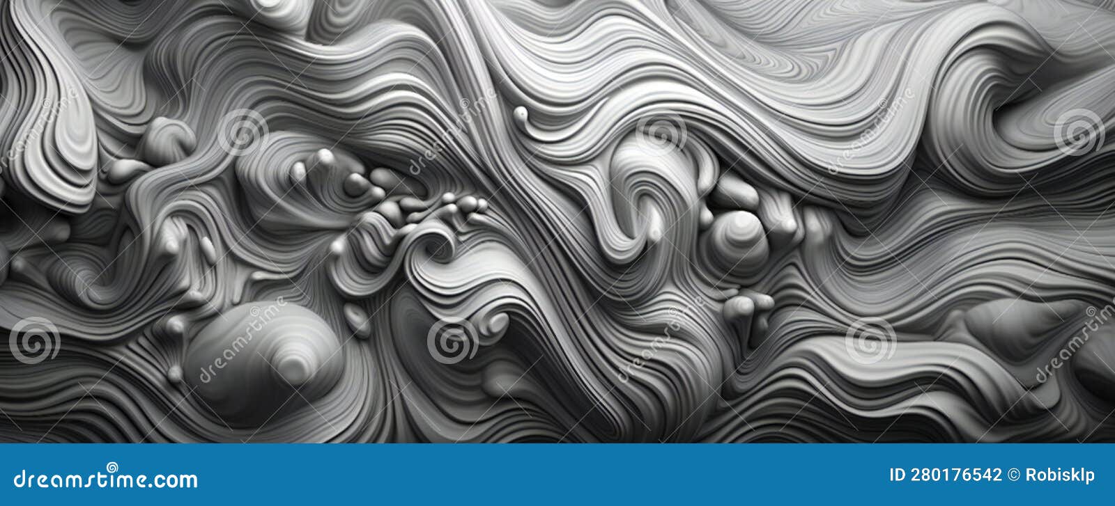 Surreal Fantasy Line Art Design Composition Stock Illustration ...