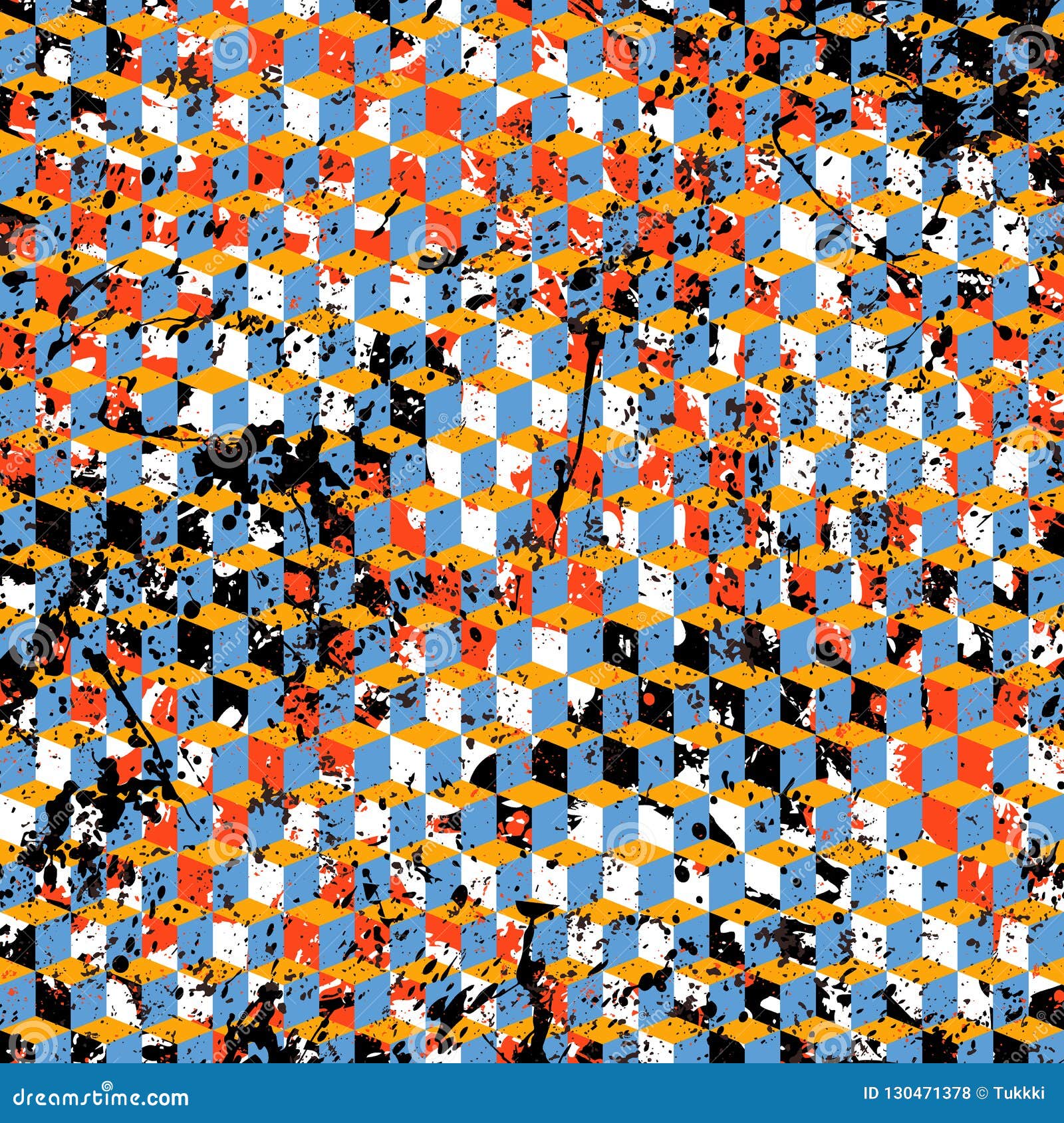 Abstract Dynamic Techno Background with Paint Splash and Splatter Stock ...