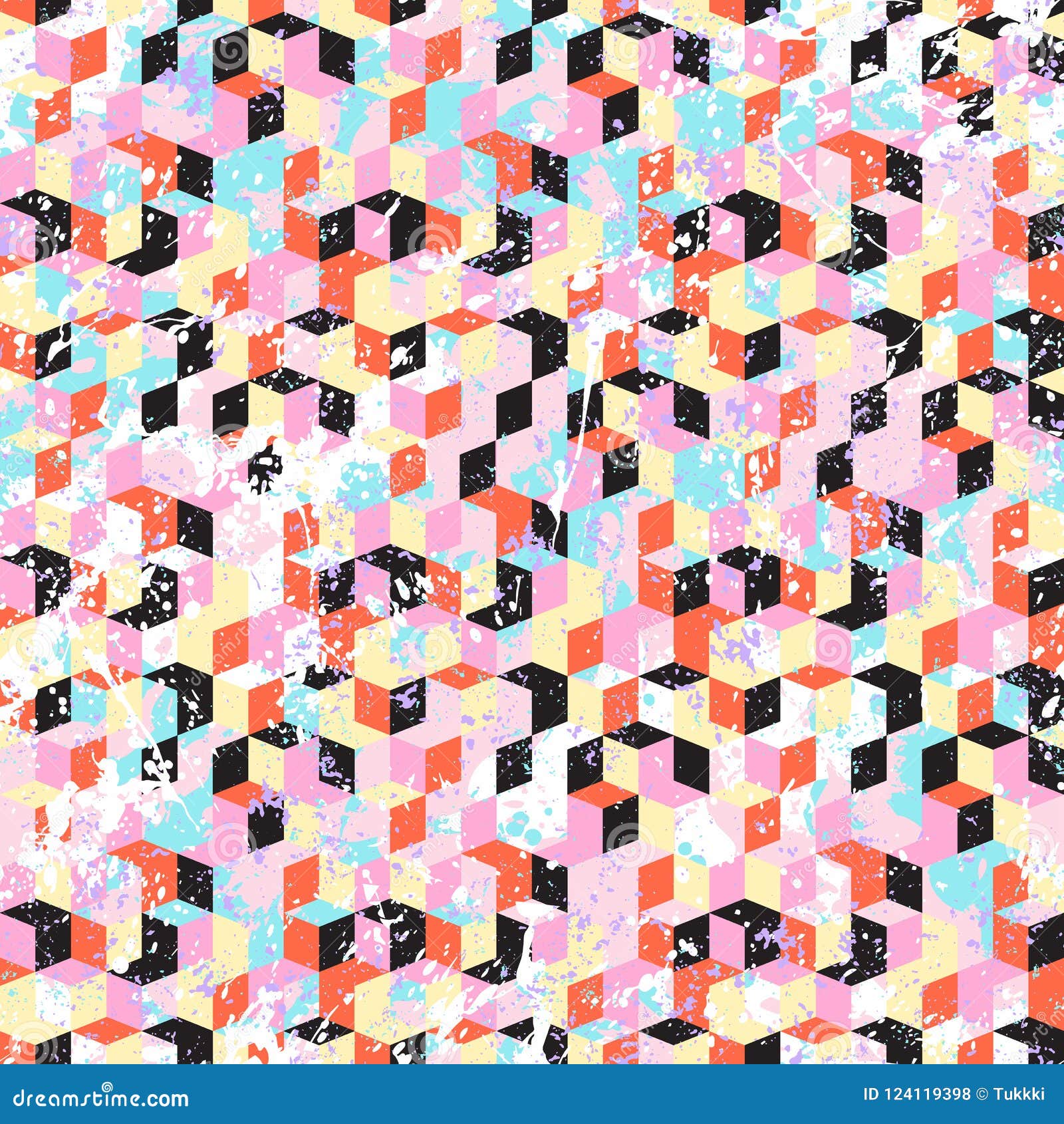 Abstract Dynamic Techno Background with Paint Splash and Splatter Stock ...