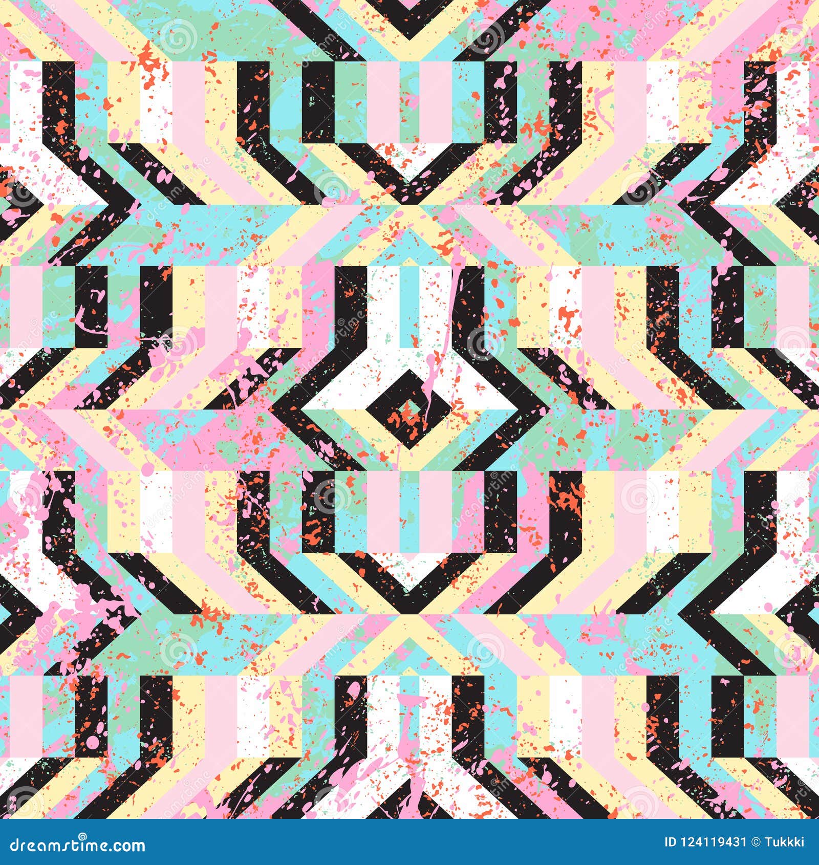 Abstract Dynamic Techno Background with Paint Splash and Splatter Stock ...