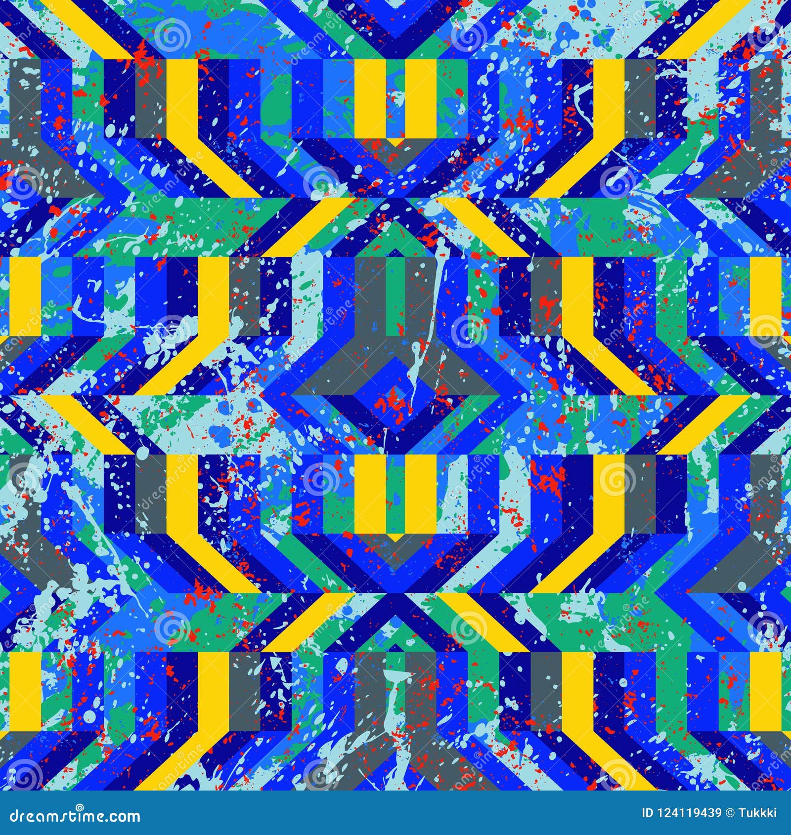 Abstract Dynamic Techno Background with Paint Splash and Splatter Stock ...