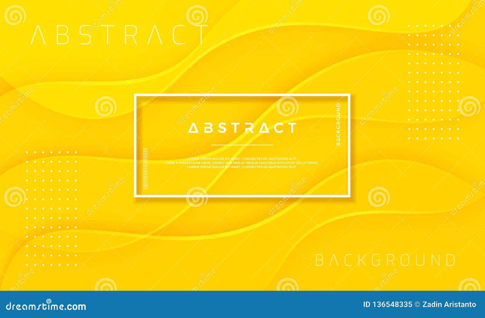 Abstract, Dynamic and Textured Yellow Background for Posters, Brochures ...