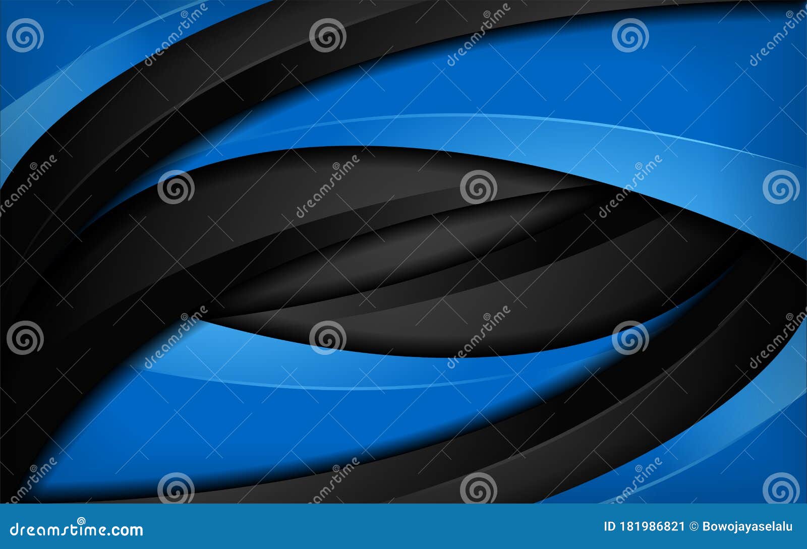 Abstract Dynamic Tribal Blue Modern Background Design Stock Vector ...