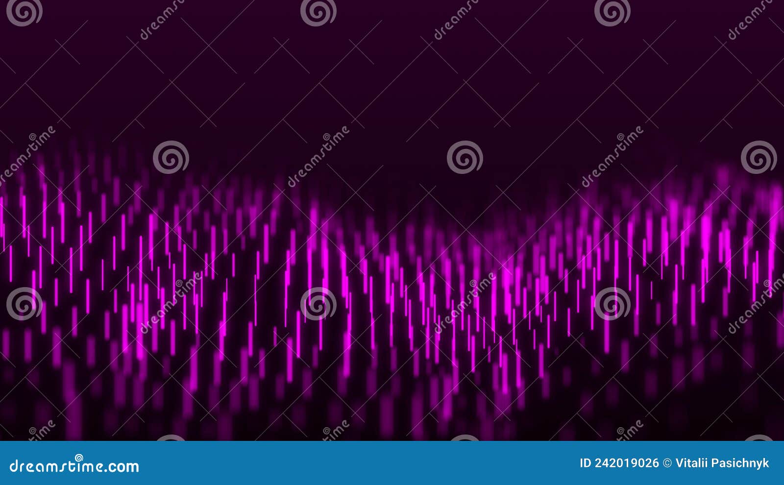 Abstract Dynamic Wave Flow of Purple Vertical Lines on Purple ...