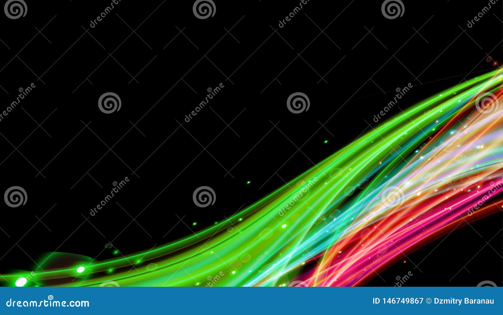 Abstract Dynamic Wave Geometric Wallpaper. Flow Motion Design 3d Vector ...