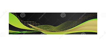 Abstract Dynamic Wavy Header or Banner Design Isolated Stock Vector ...