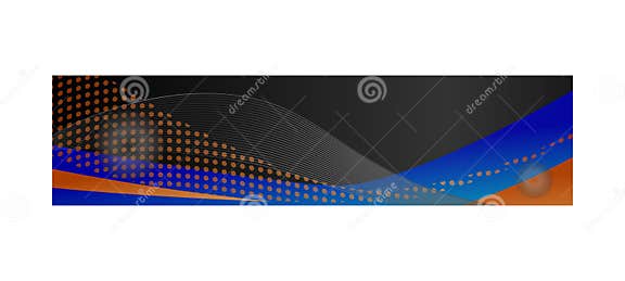 Abstract Dynamic Wavy Header or Banner Design Template Stock Vector ...