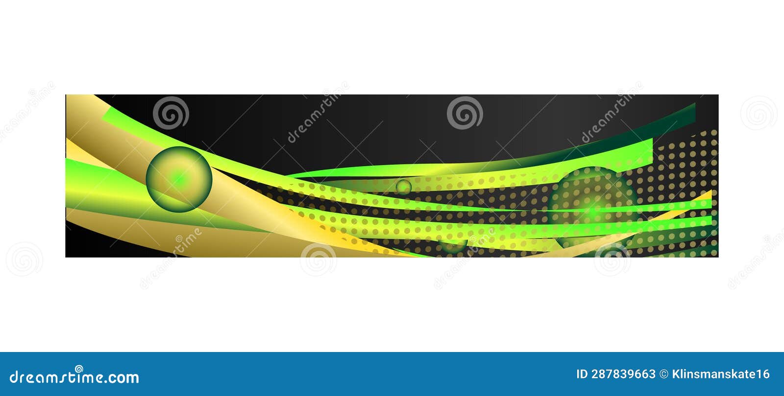 Abstract Dynamic Wavy Horizontal Header or Banner Design Isolated Stock ...